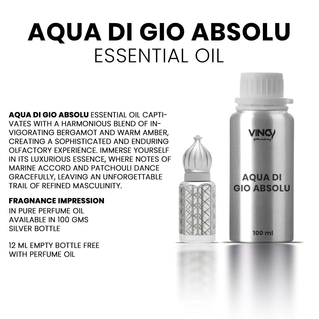 Aqua Di Gio Absolu Essential Oil (12 M.L) – Vincy